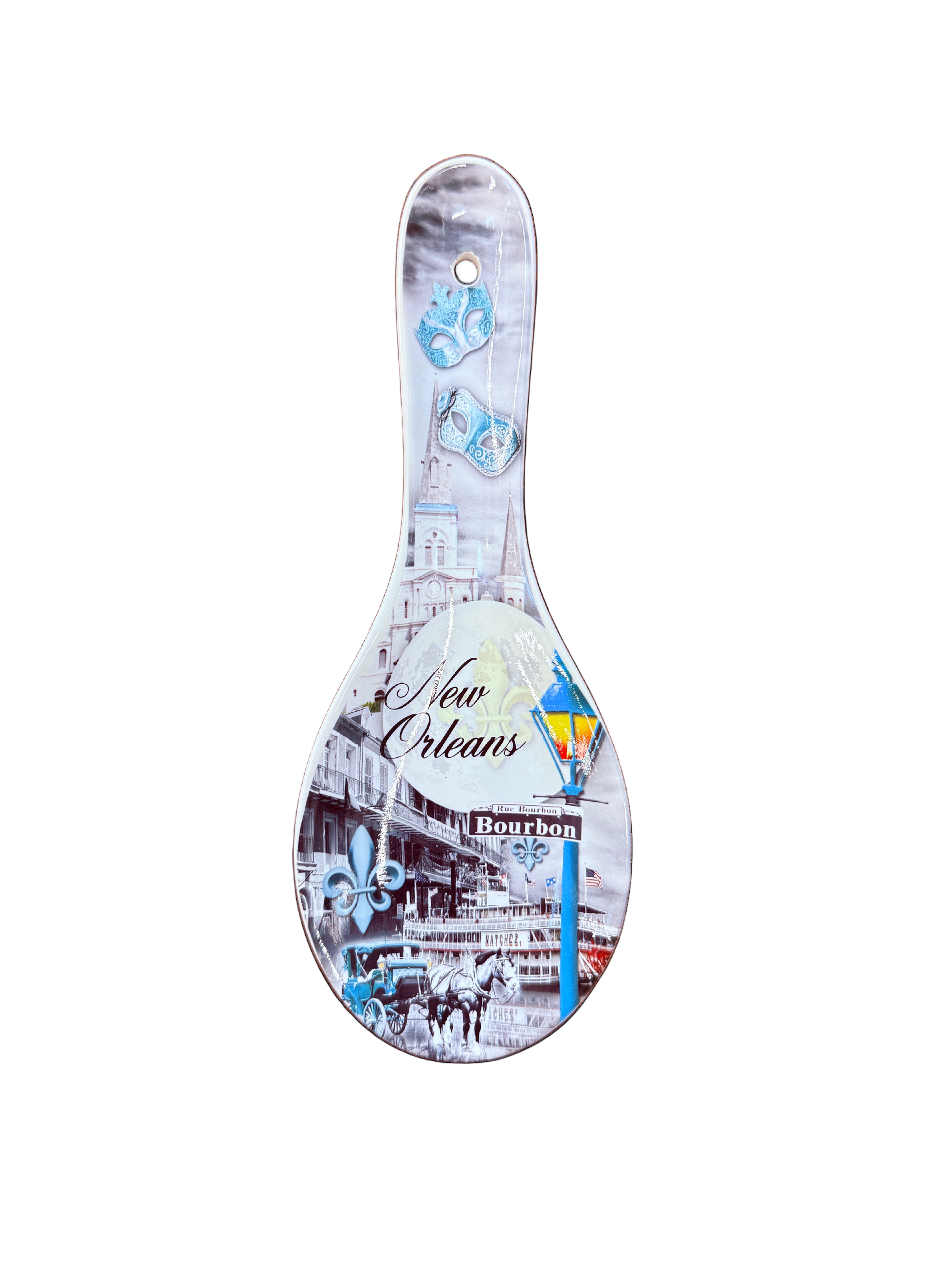 Bourbon Street Spoon Rest | New Orleans Collection – French Quarter ...