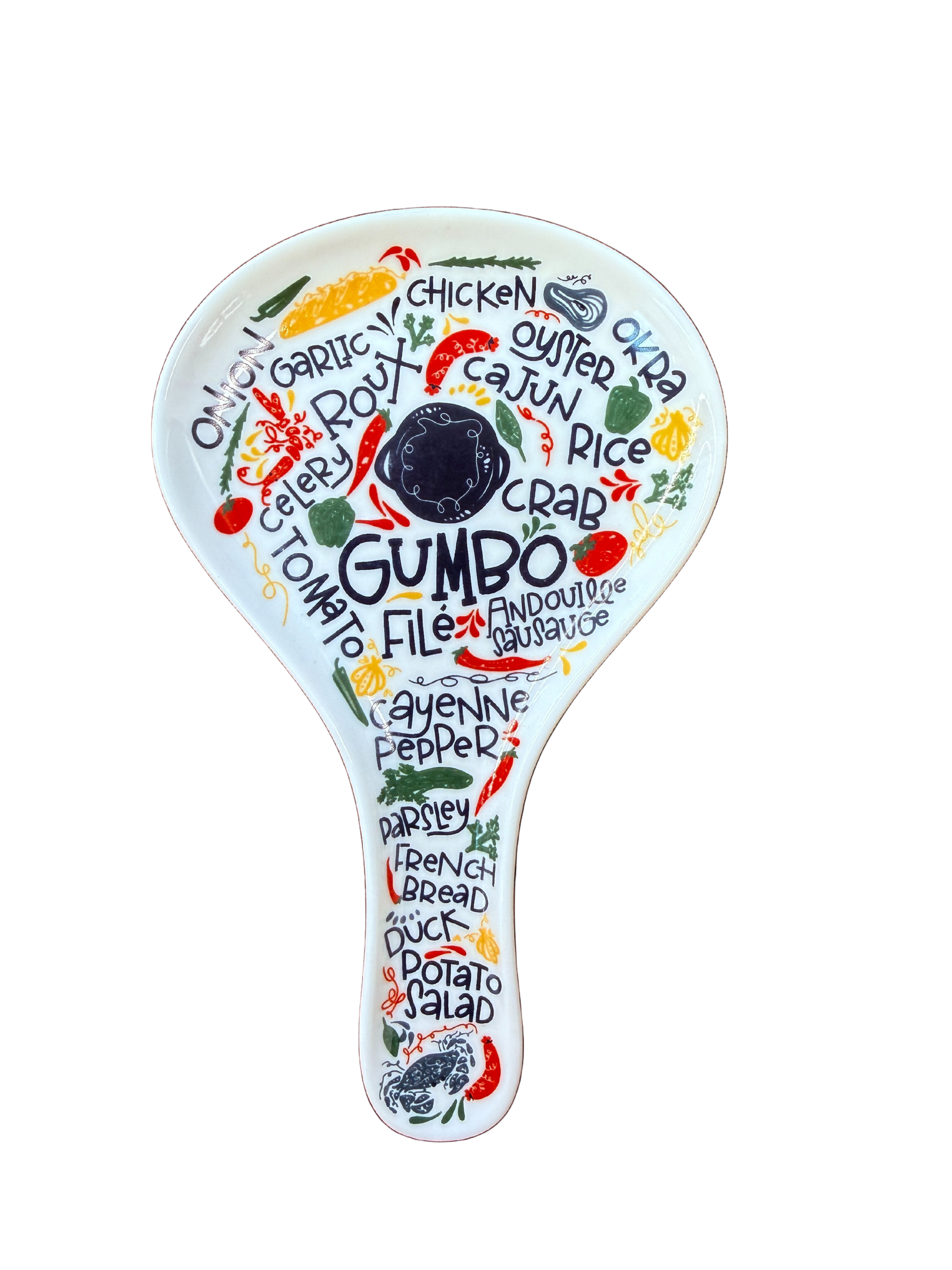 Gumbo Spoon Rest | French Quarter Gift – French Quarter Gift Shop