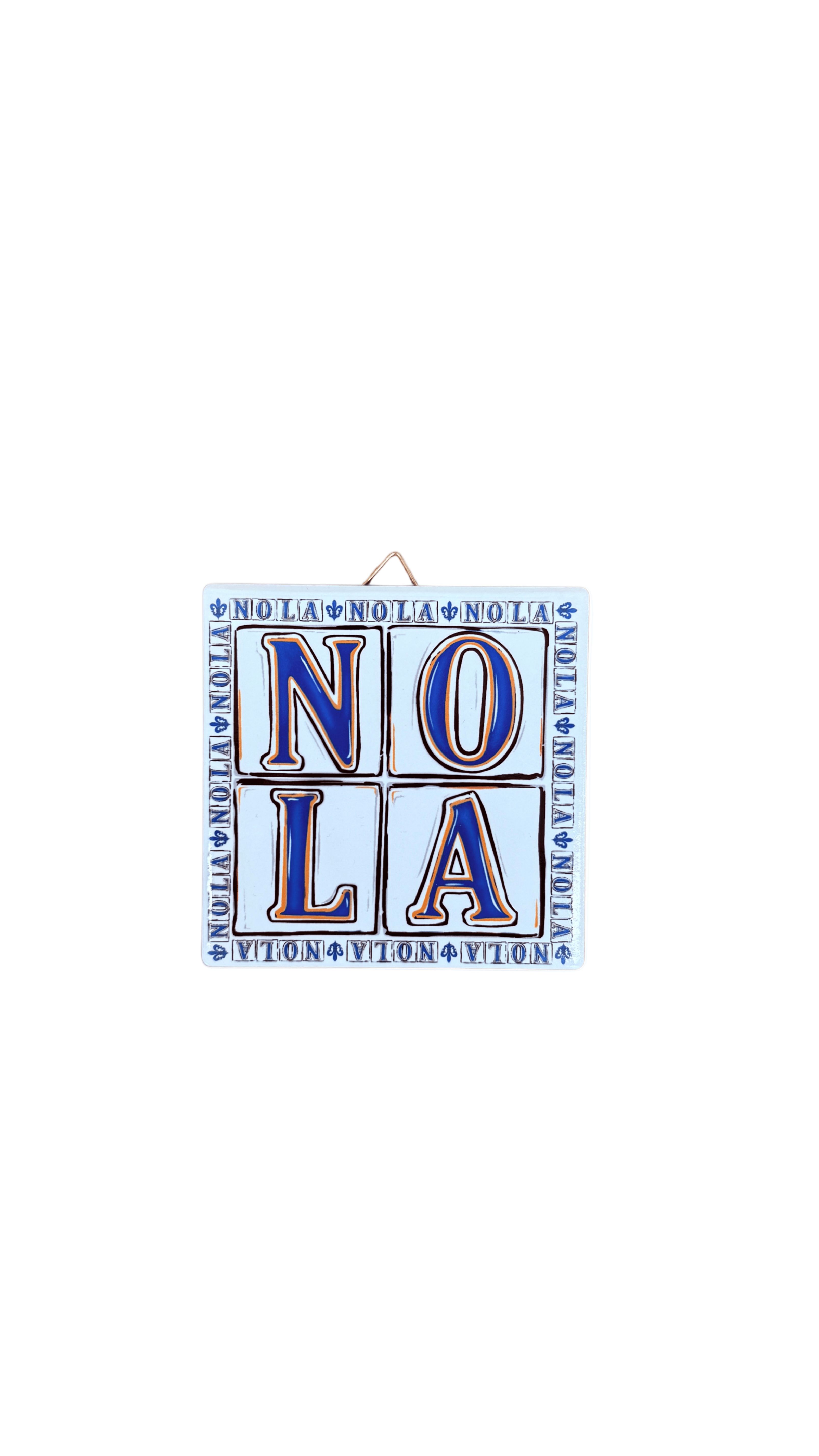 NOLA White Street Letter Tile | New Orleans Souvenir – French Quarter ...